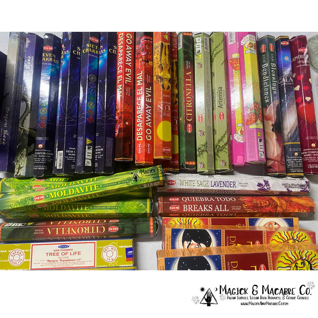 CLEARANCE INCENSE STICKS *FINAL INVENTORY* – Magick & Macabre